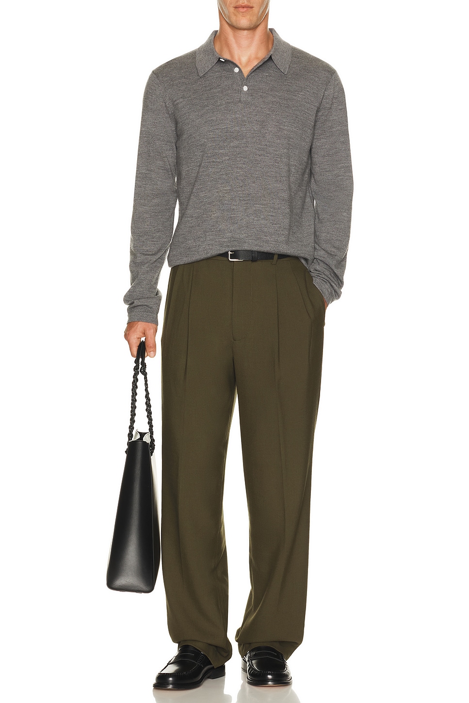 SIMKHAI SIMKHAI Julian Pleated Trouser